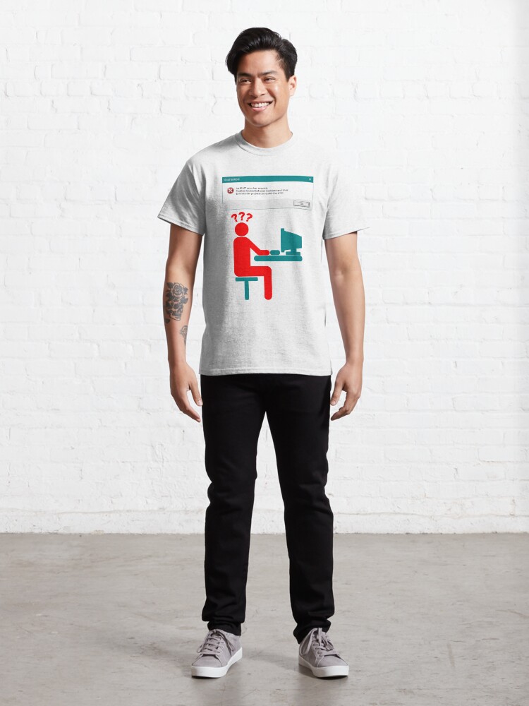 "ID10T Error | IT SUPPORT | IT Meme" Classic T-Shirt for Sale by ...