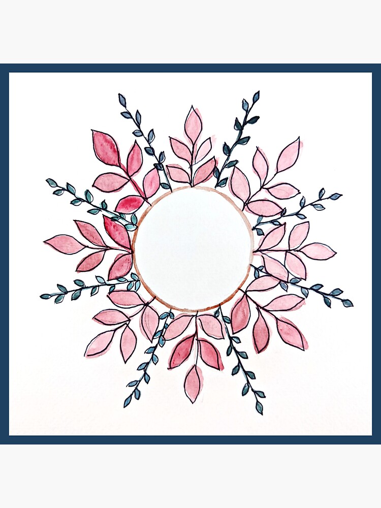 "Spring Leaf Art - Watercolor Painting" Sticker for Sale by ...