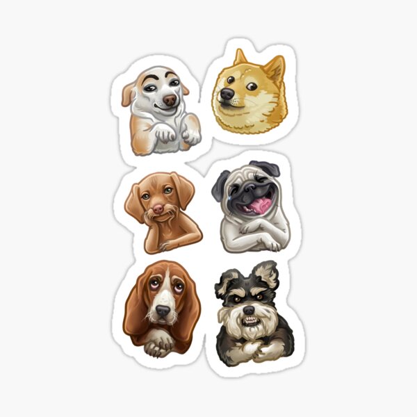 "Innocent Dogs Pack of Stickers" Sticker by touufik | Redbubble