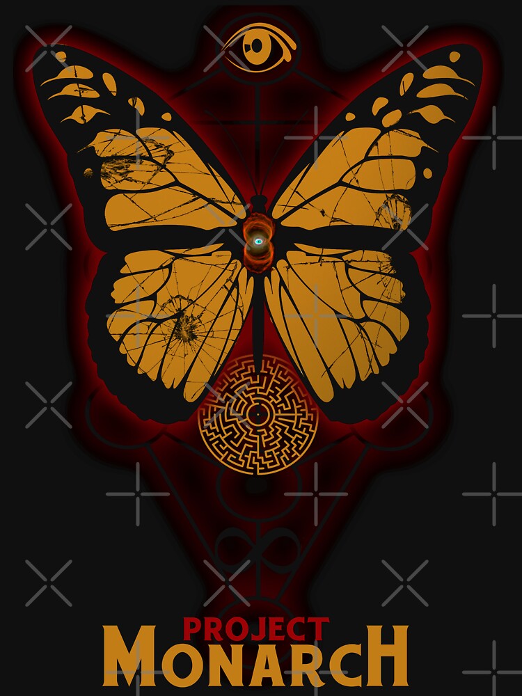 "Project Monarch Conspiracy Design" T-shirt for Sale by OutlawOutfitter ...