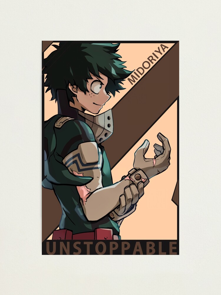 Lámina fotográfica «Deku Izuku Midoriya (mi Academia de Héroes - Mha ...
