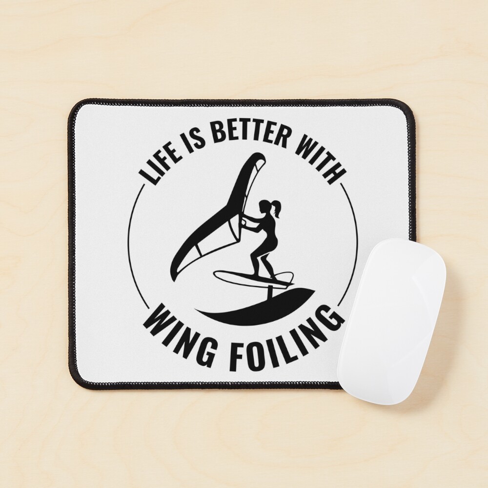 "Wing Foiling Hydrofoil Surfing Water Sports " Sticker for Sale by ...