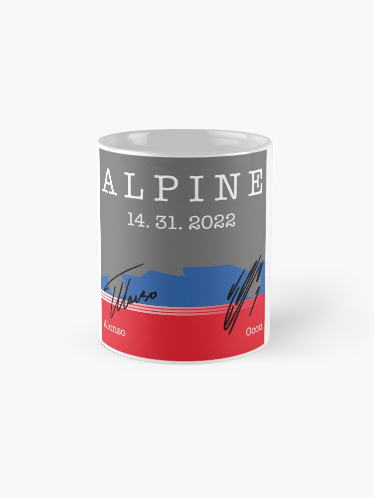 "2022 Alpine Renault Formula One Campaign" Coffee Mug for Sale by Alan ...