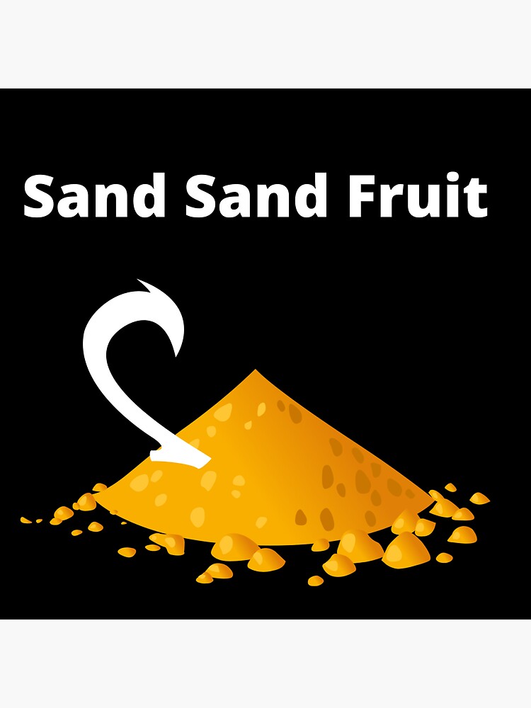 "Sand Sand Fruit One Piece" Sticker by Dom-Sells | Redbubble