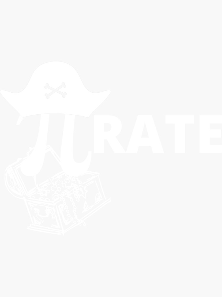 "Pirate, Pi day 3.14" Sticker by greatteesdesign | Redbubble