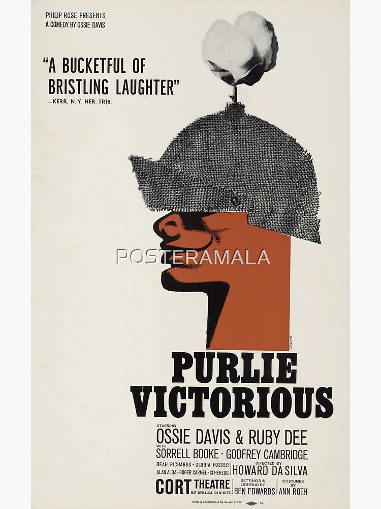 "Purlie Victorious Vintage Broadway Poster | American vintage posters ...