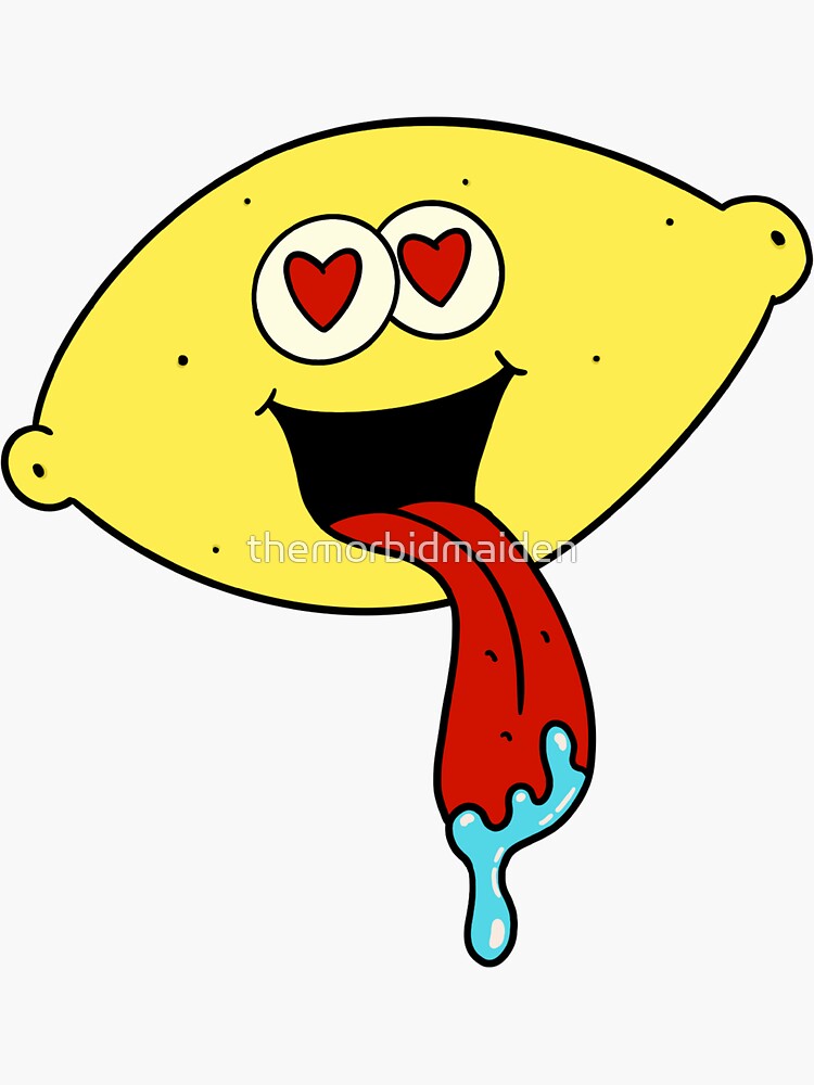 "Licky Lemon" Sticker by themorbidmaiden | Redbubble