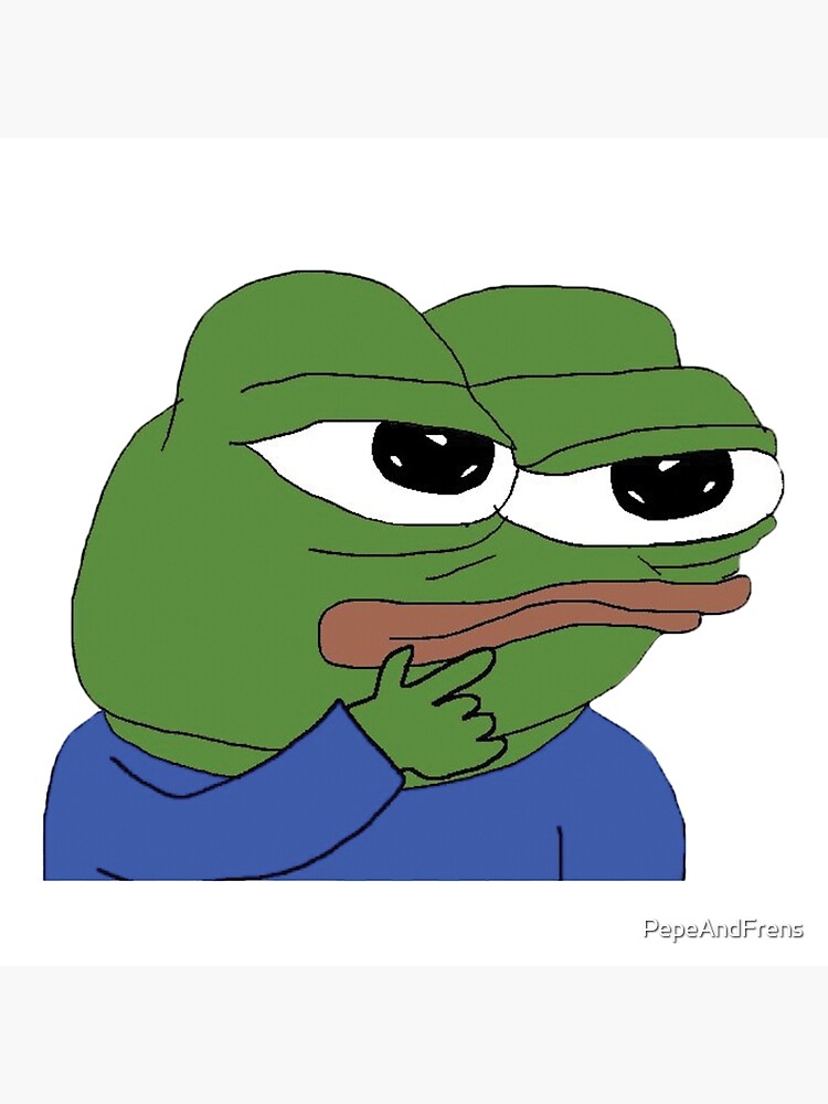 "Thinking Apu Apustaja" Poster for Sale by PepeAndFrens | Redbubble