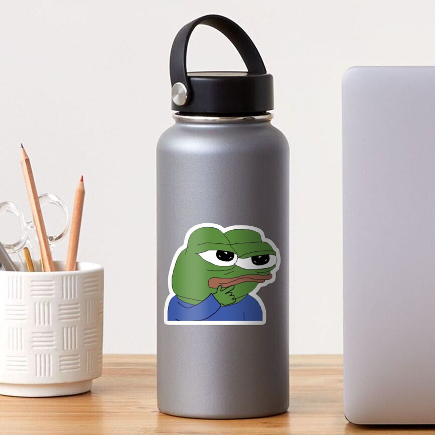 "Thinking Apu Apustaja" Sticker by PepeAndFrens | Redbubble