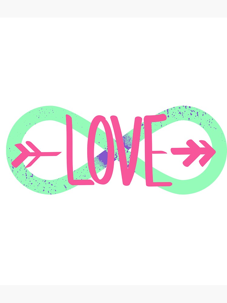 "Eternal love" Sticker for Sale by Ioanaict30 | Redbubble
