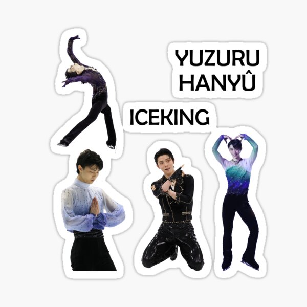 "YUZURU HANYU STICKER PACK " Sticker by ciandaisies | Redbubble