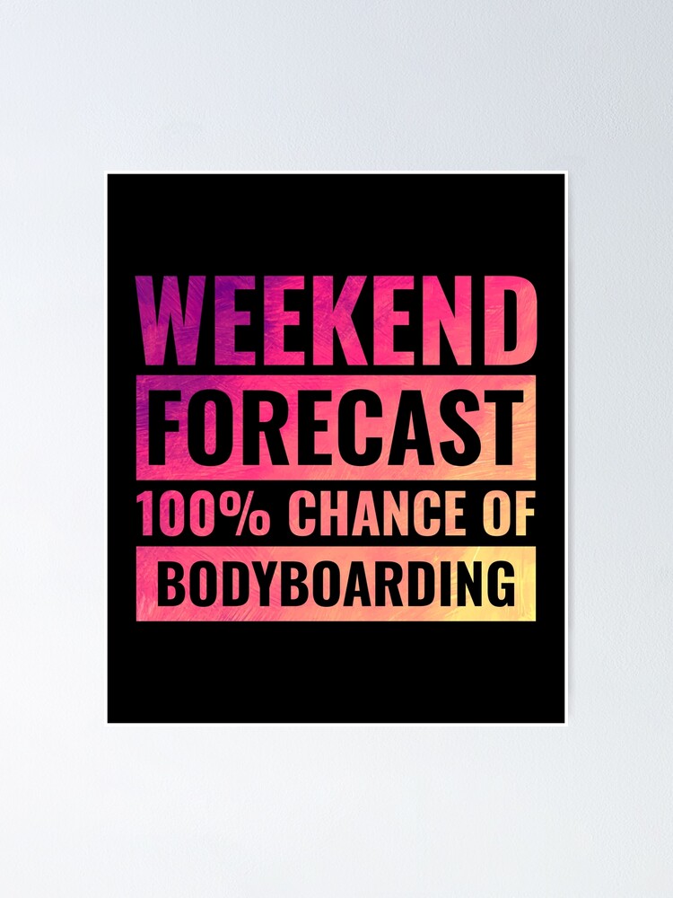 "Bodyboarding Bodyboarder Surfing Sea Water Sport" Poster for Sale by ...