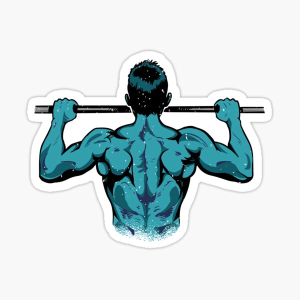 "Calisthenics, workout, sport, pull-ups, push-ups" Sticker for Sale by ...