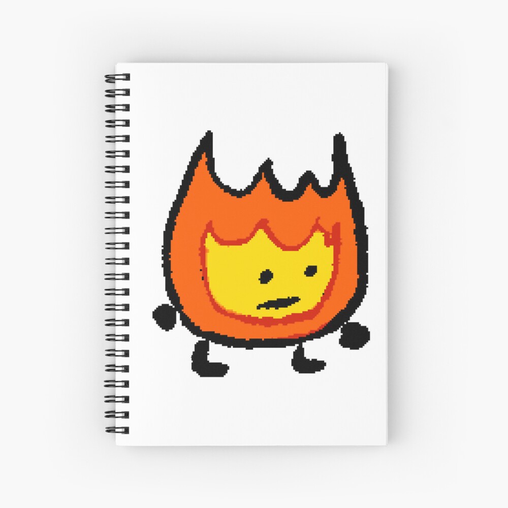 "BFDI Firey" Spiral Notebook for Sale by MsBonnie | Redbubble