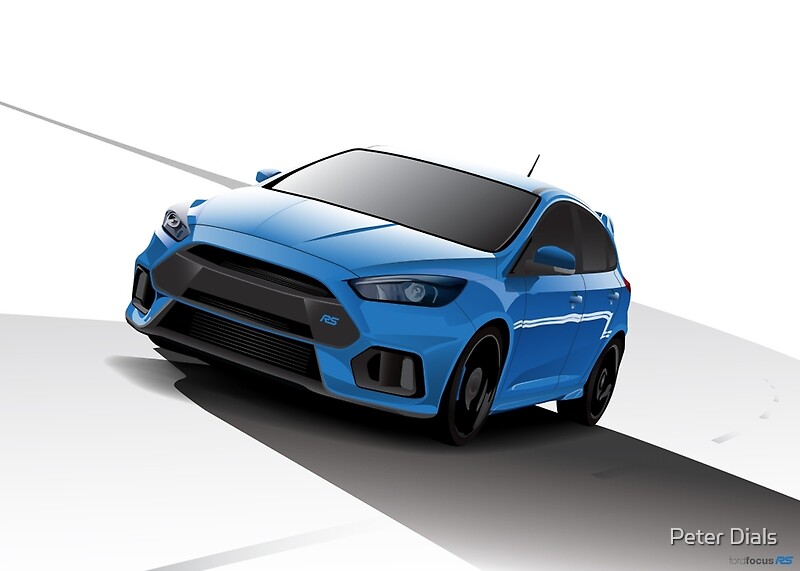 Ford Focus Rs: Art Prints | Redbubble
