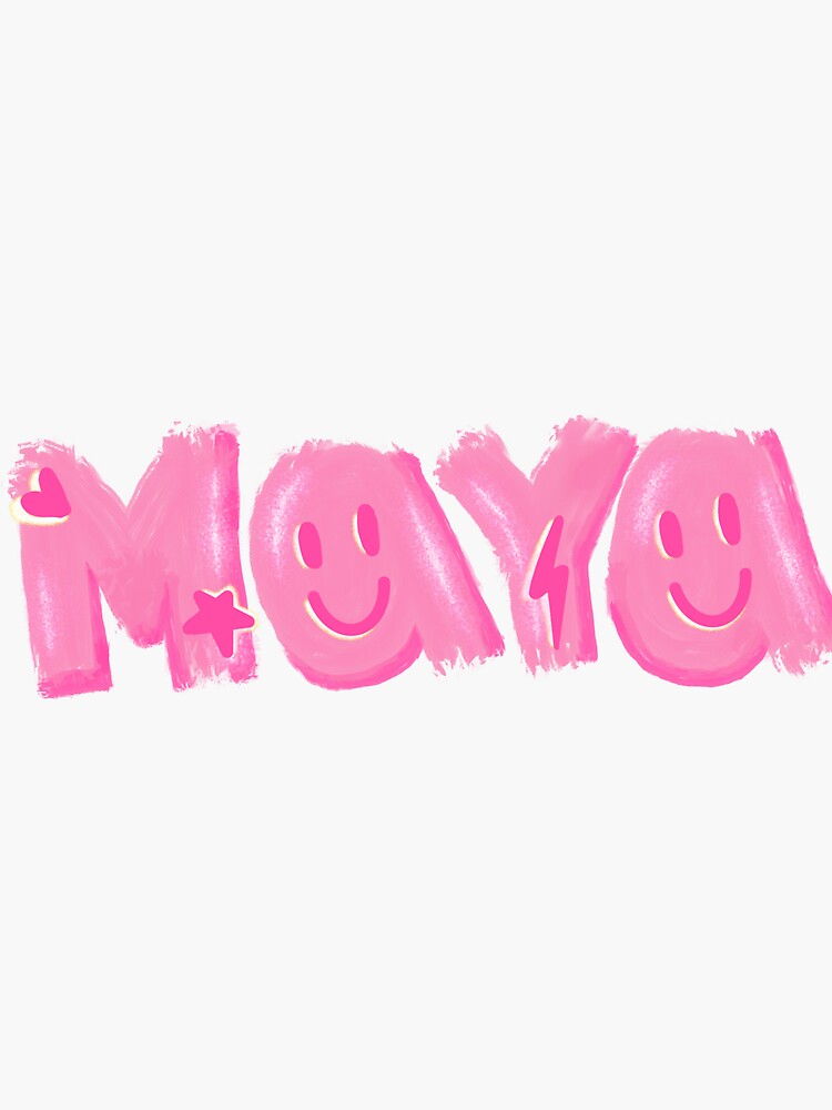 "Preppy Maya sticker" Sticker for Sale by Mayas-Creations | Redbubble