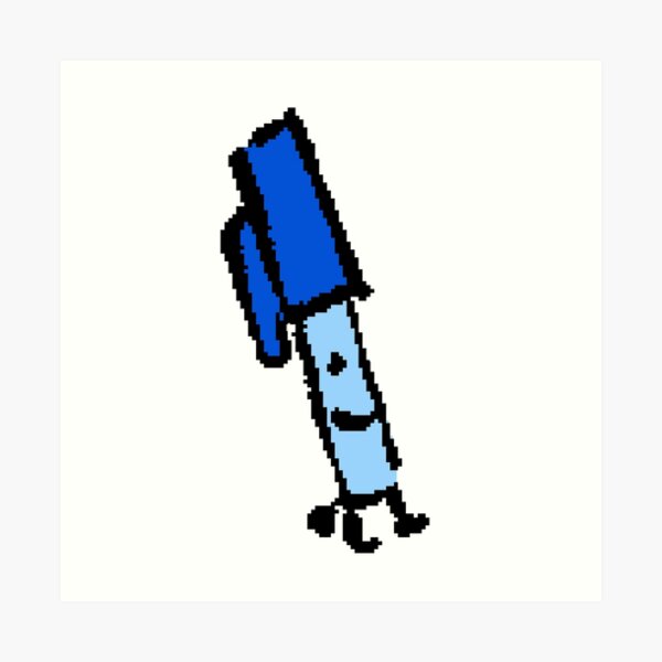 "BFDI Pen" Art Print for Sale by MsBonnie | Redbubble