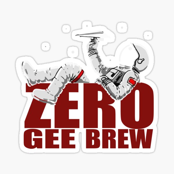 "zero gee" Sticker for Sale by karimbaaly | Redbubble