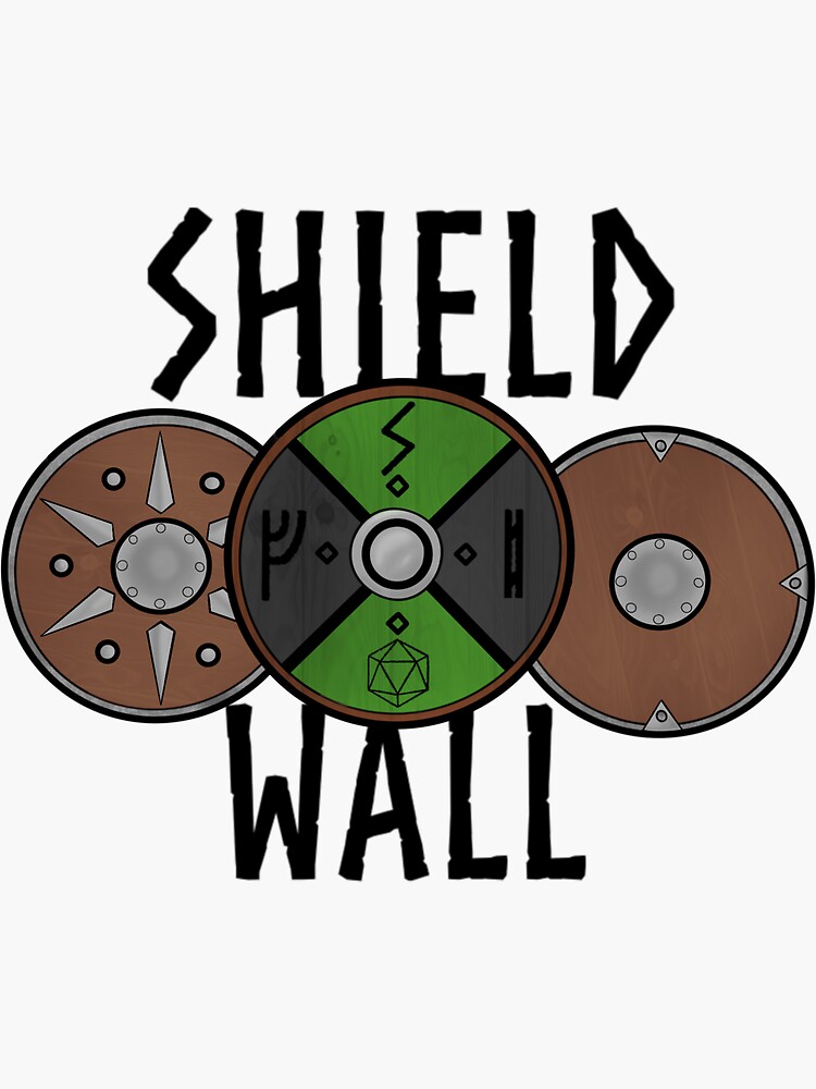"Shield Wall" Sticker for Sale by ShieldWall333 | Redbubble