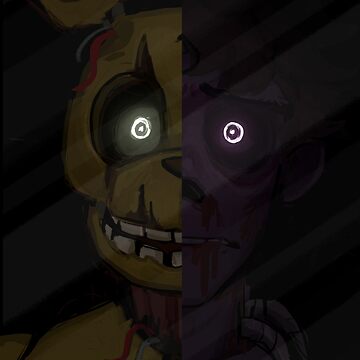 "springtrap and michael" Sticker for Sale by archooopy | Redbubble