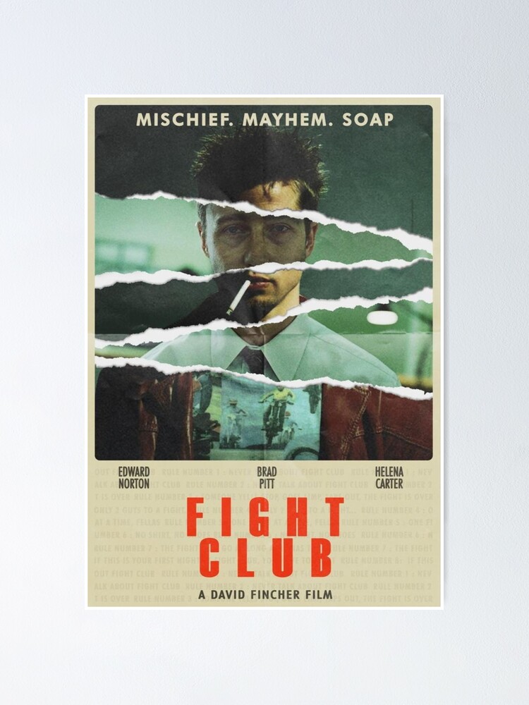 "Fight club poster" Poster for Sale by sranje | Redbubble