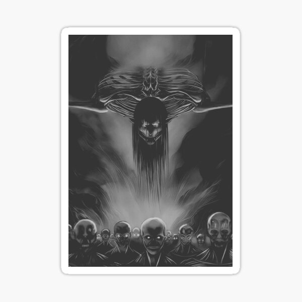 "AOT the rumbling" Sticker by Jo-on | Redbubble