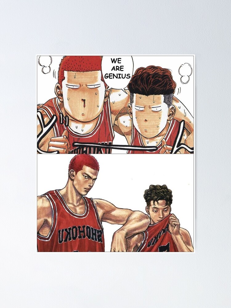 "Hanamichi Sakuragi & Ryota Miyagi " Poster by animervd1 | Redbubble