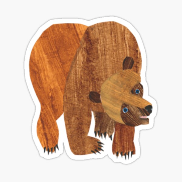 "Bear Eric Carle Classic" Sticker by DanielaVogel | Redbubble