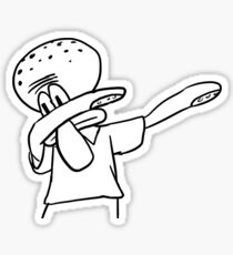 Squid Dab Stickers | Redbubble