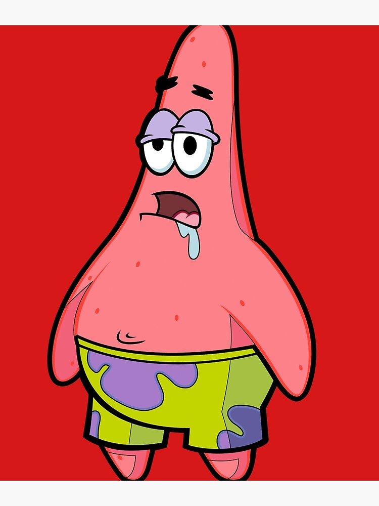 "Patrick Star" Poster for Sale by ArtCredible | Redbubble