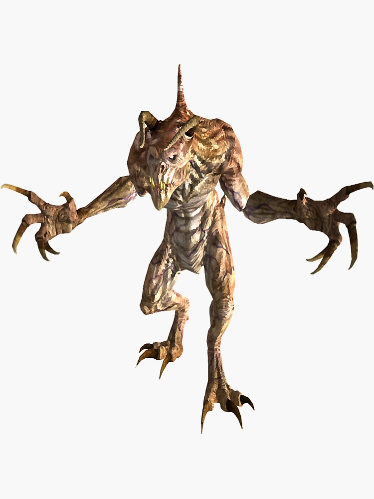 "Deathclaw - Fallout Classic ." Sticker by cookryder16 | Redbubble
