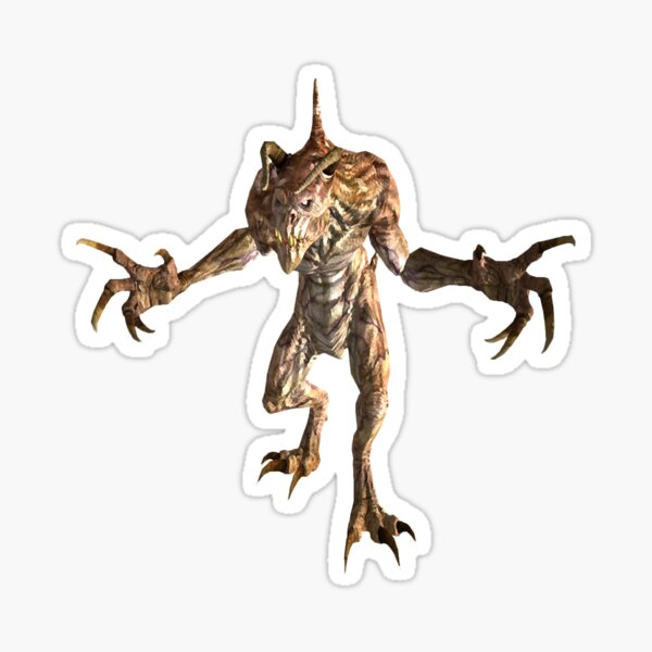 "Deathclaw - Fallout Classic ." Sticker by cookryder16 | Redbubble