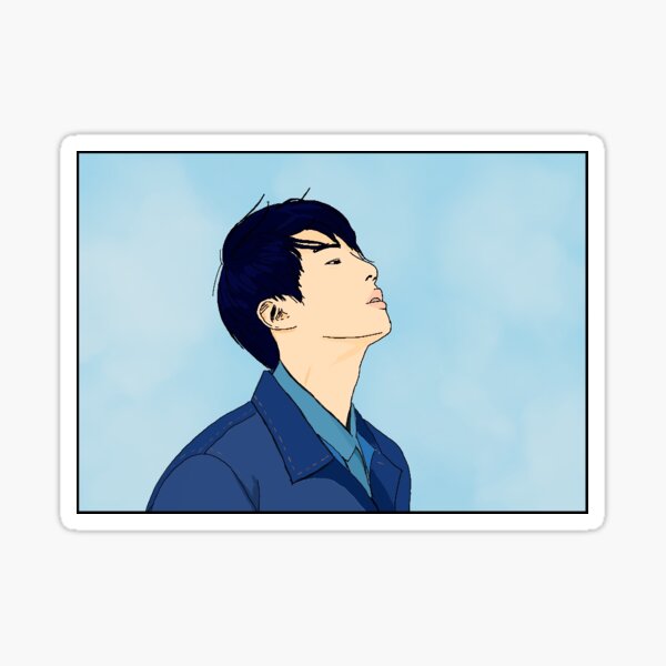 "Bts Jin Webtoon Sticker" Sticker by Kakikukeko | Redbubble