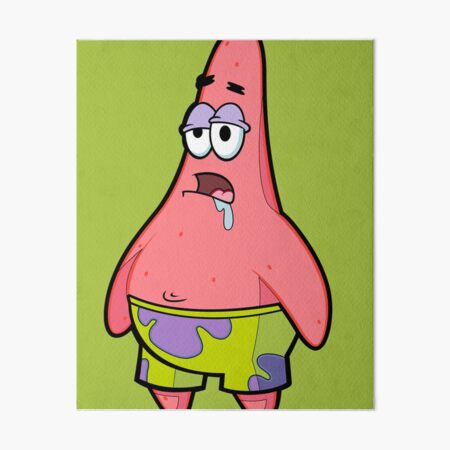 "Patrick Star" Art Board Print for Sale by ArtCredible | Redbubble