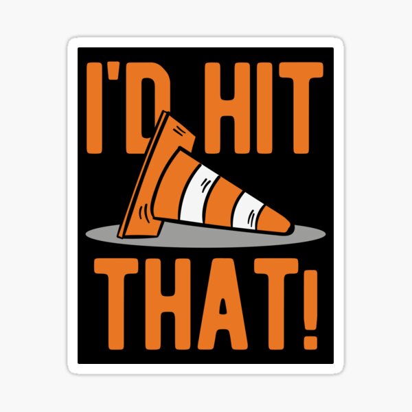 "Funny Autocross" Sticker for Sale by artworkbyrihen | Redbubble