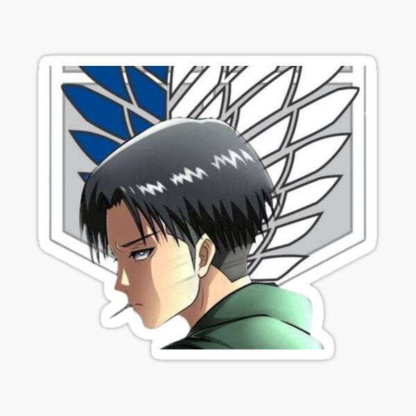 "Levi Ackerman" Sticker by graphicsbd | Redbubble