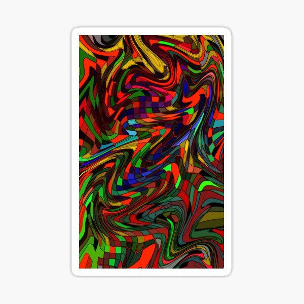"Abstract Art " Sticker for Sale by NandoLee | Redbubble