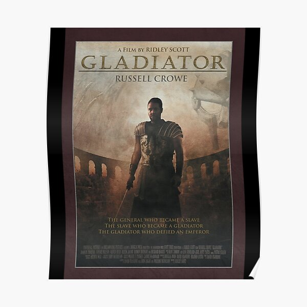 "Gladiator Poster" Poster for Sale by smithisidor | Redbubble