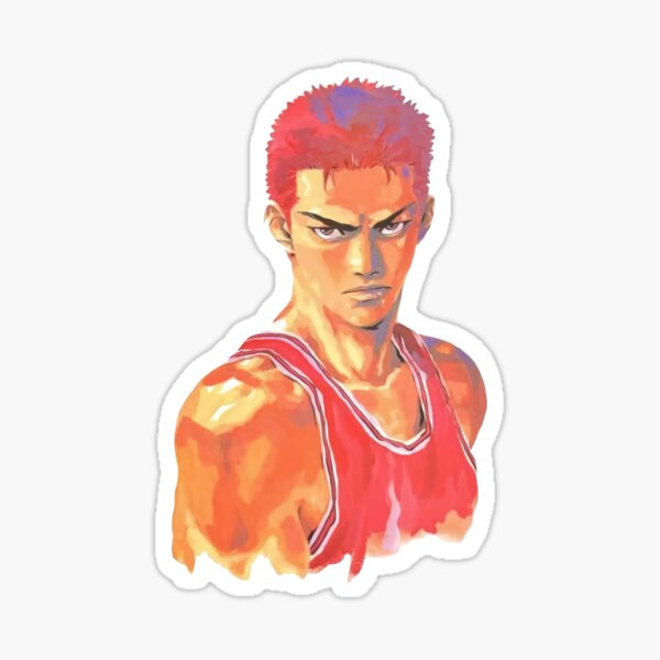 "Sakuragi Hanamichi" Sticker for Sale by taroxstudio | Redbubble