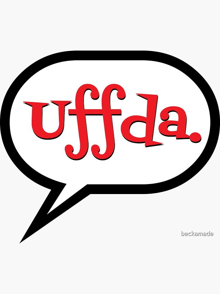 "Red Uffda, Midwest Slang Swear Humor, Midwestern Accent Curse Words ...