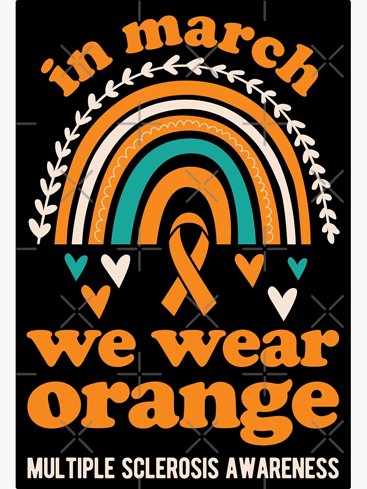 "Multiple Sclerosis Awareness" Sticker for Sale by artworkbyrihen ...