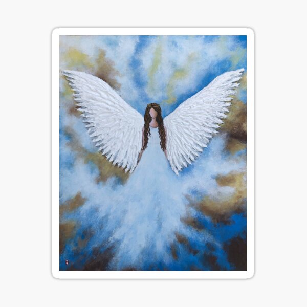 " Guardian Angel" Sticker by TiffanyRoy | Redbubble