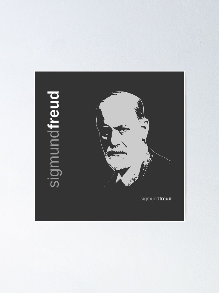 "Classic Sigmund Freud poster" Poster for Sale by CMYKStudio | Redbubble
