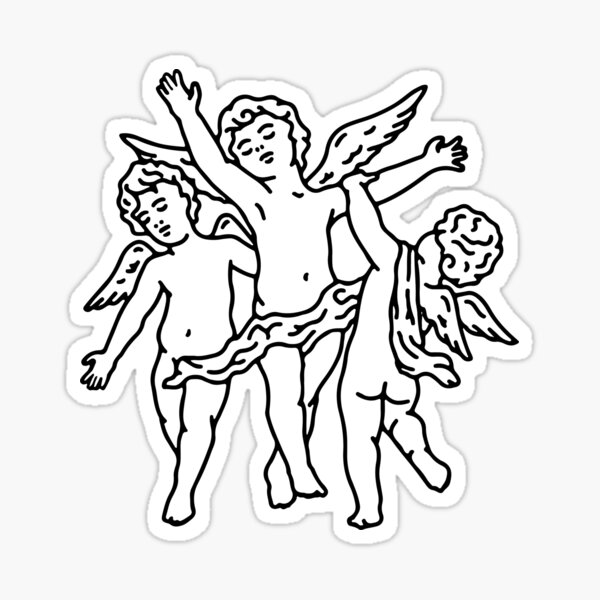 "Angels" Sticker by CHVRDesing | Redbubble