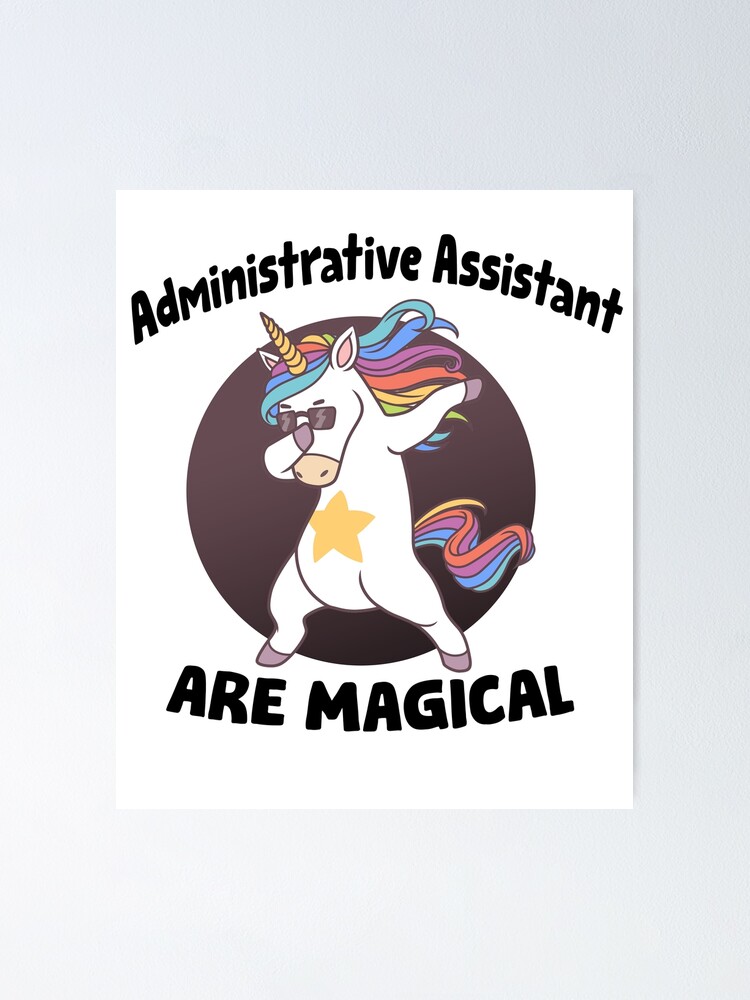 "Administrative assistant Unicorn - funny Administrative assistant ...
