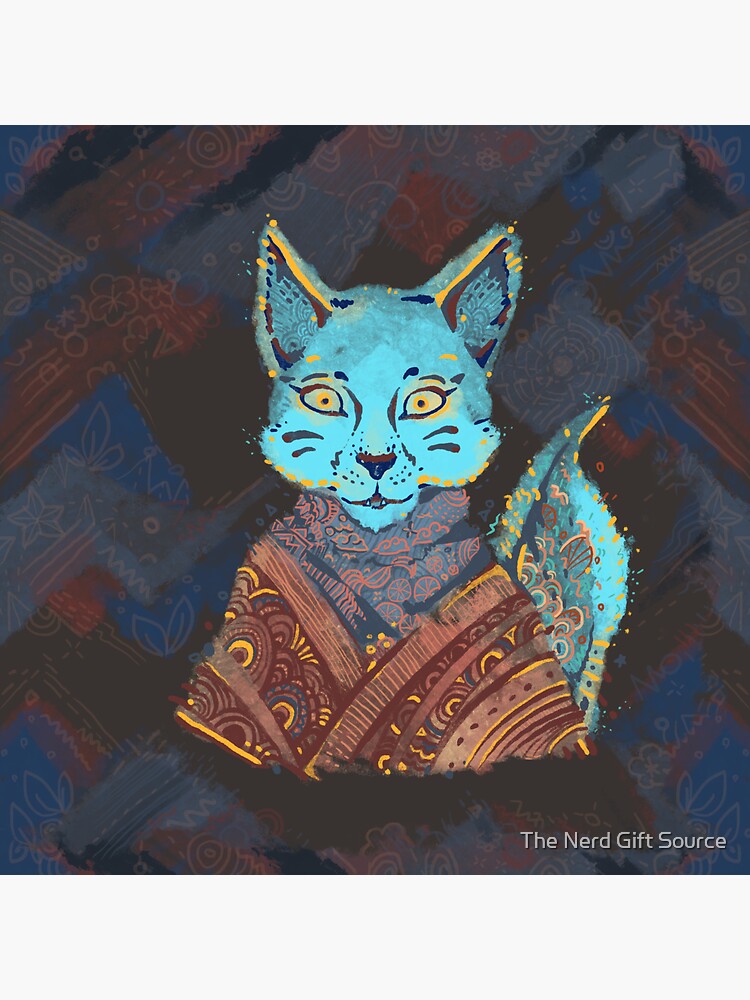 "Modern illustration of an exotic oriental fox master with adorable ...