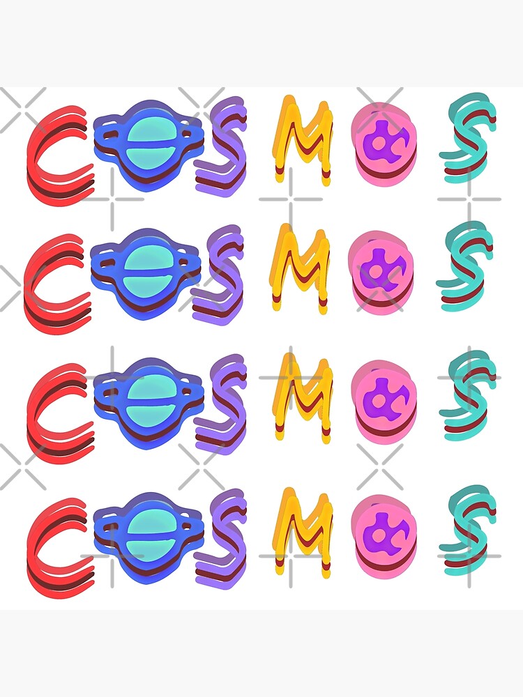 Póster « Brillante Alta calidad Colorido hermoso y vintage planetas minimalistas, estrellas ...