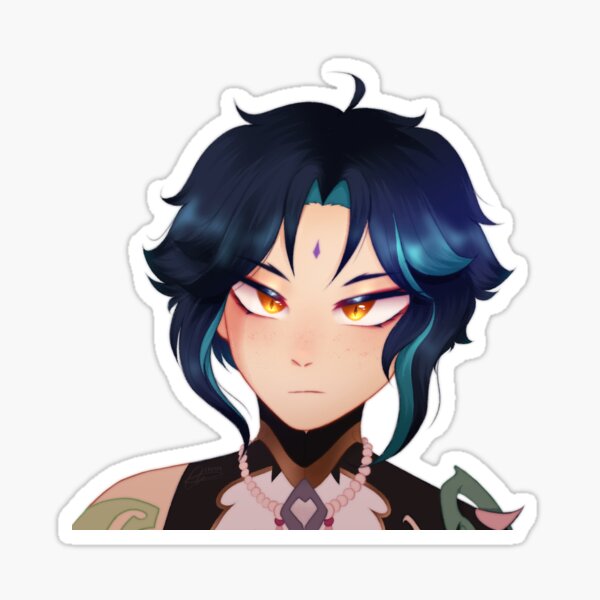 "Xiao" Sticker by cryspy | Redbubble