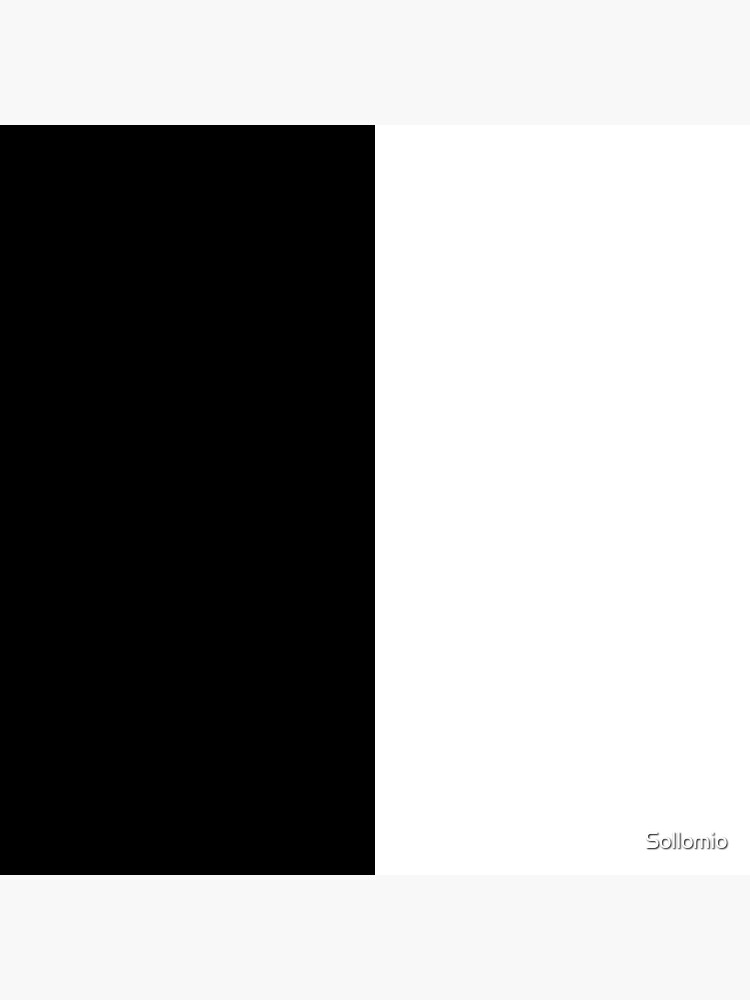Pegatina «mitad negro y mitad blanco» de Sollomio | Redbubble Pegatina «mitad negro y mitad blanco» de Sollomio | Redbubble