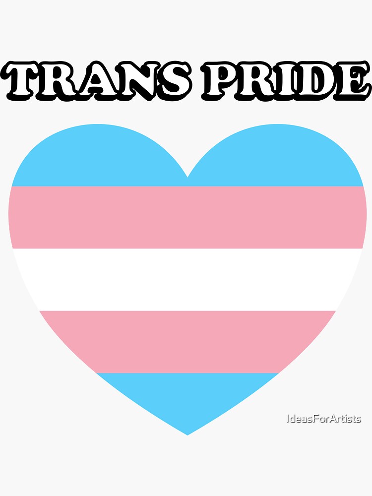 "Trans Pride Flag" Sticker by IdeasForArtists | Redbubble